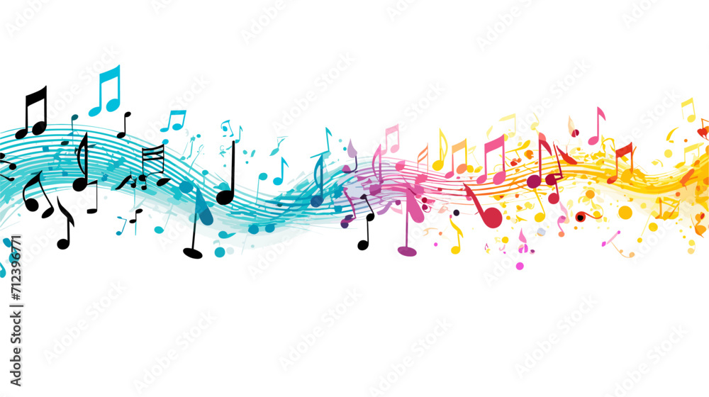 Musical notes forming the word "Harmony" emphasizing the balance in ...