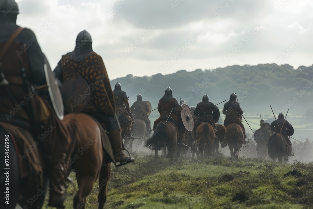 Norman Victory: An Iconic Scene from the Battle of Hastings - William ...