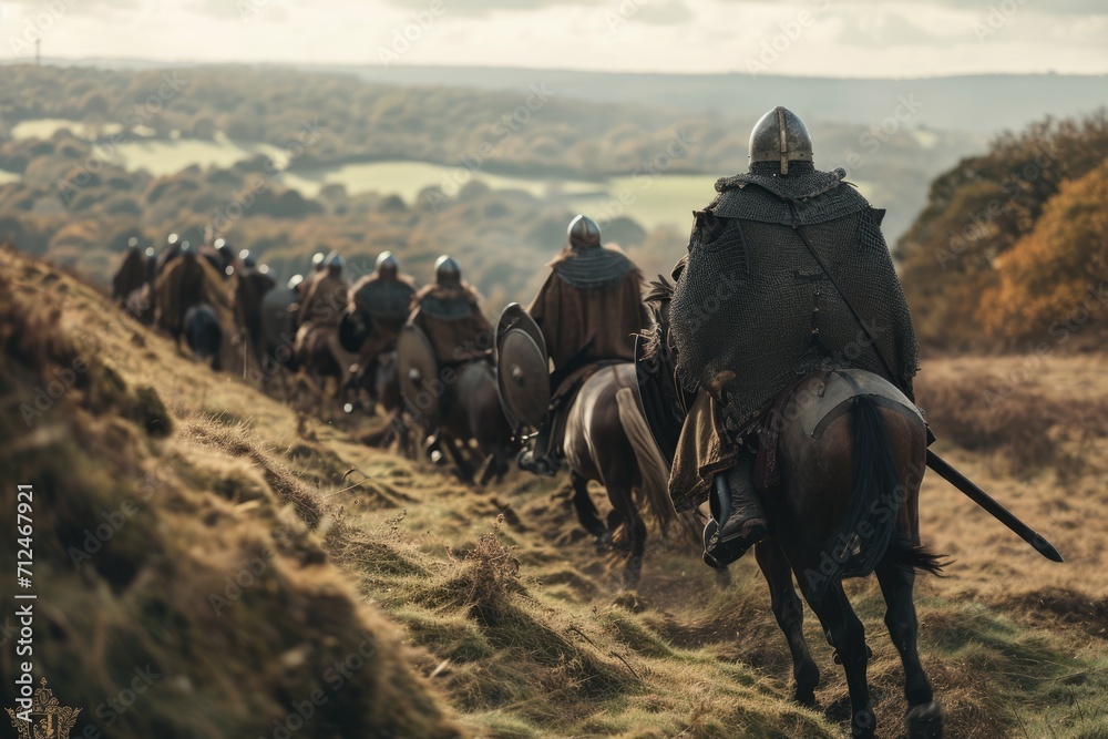 Norman Victory: An Iconic Scene from the Battle of Hastings - William ...