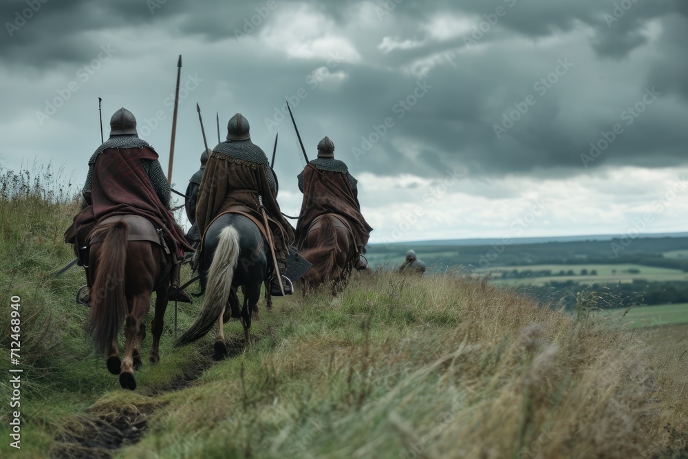 Norman Victory: An Iconic Scene from the Battle of Hastings - William ...