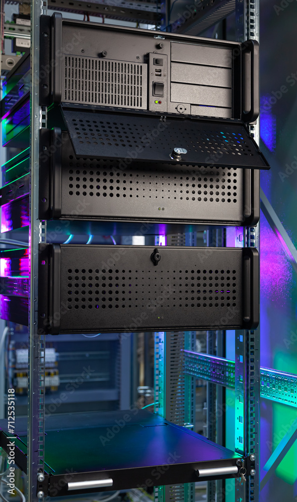 Rack Servers and Supercomputers, Modern Telecommunications, Artificial ...