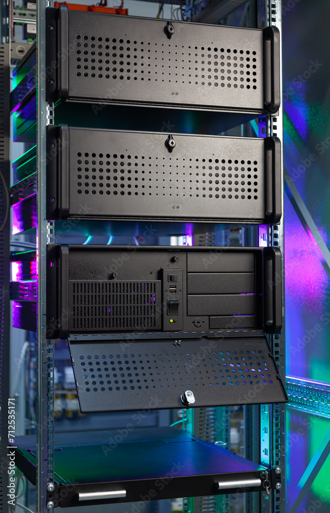 Rack Servers and Supercomputers, Modern Telecommunications, Artificial ...