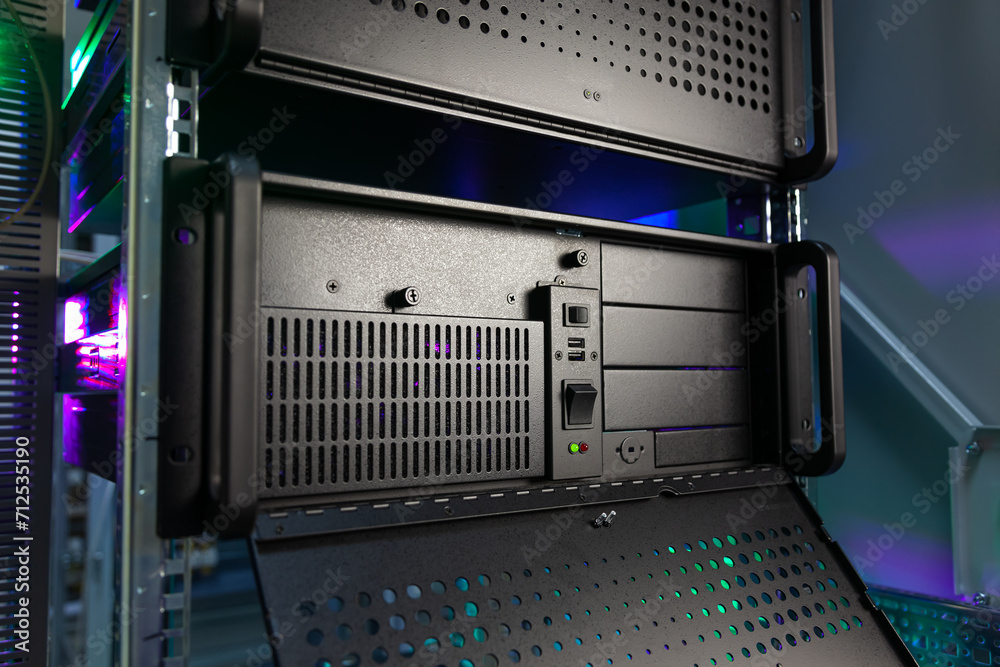 Rack Servers and Supercomputers, Modern Telecommunications, Artificial ...