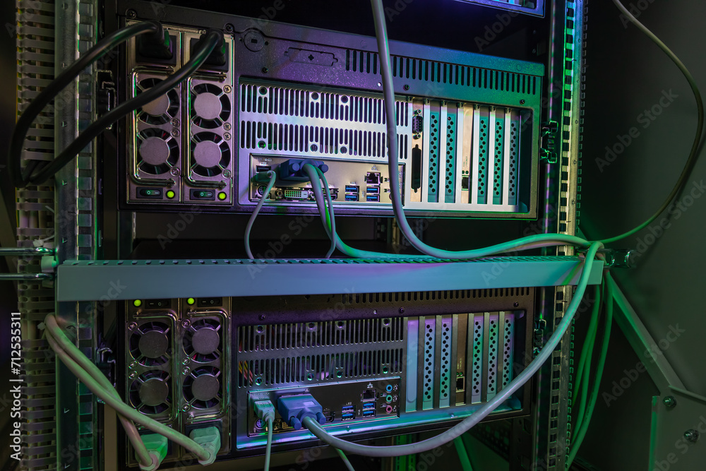 Rack Servers and Supercomputers, Modern Telecommunications, Artificial ...