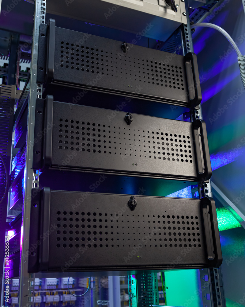 Rack Servers and Supercomputers, Modern Telecommunications, Artificial ...