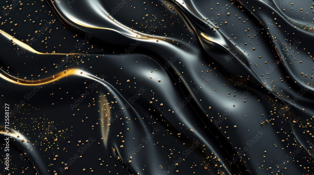 a black background with gold flecks and a black background with gold ...