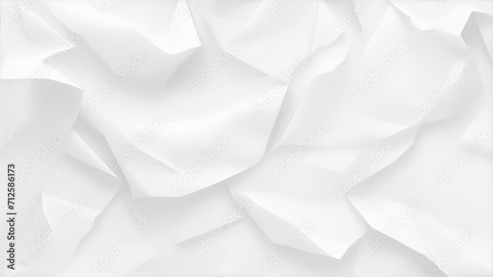 white crumpled paper texture pattern overlay background Stock ...