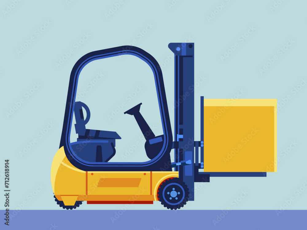 Forklift, industrial truck, lift truck, jitney, hi-lo, fork truck ...