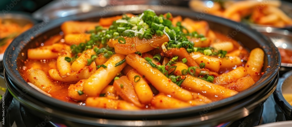 Korean Kitchen Tteokbokki (Dukbokki), a flavorful street food with ...