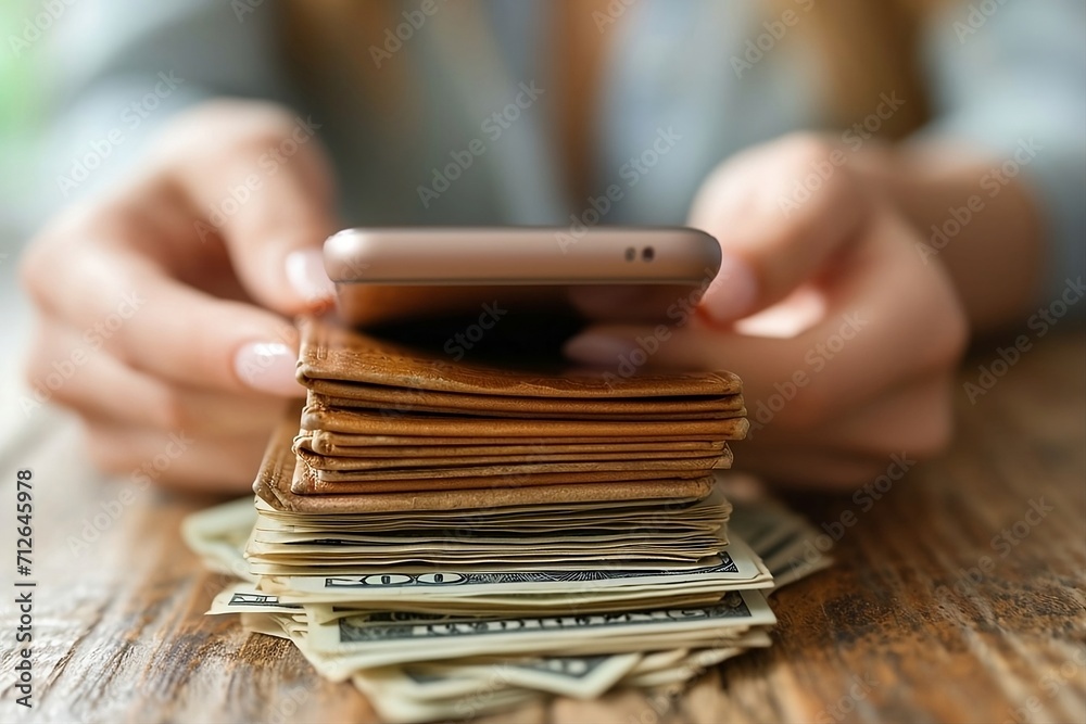 E-wallet Evolution. Cash to code: banknotes transforming into digital ...