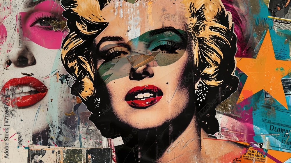 Combines Sensational Imagery and Bold Colors of Tabloid Newspapers with ...