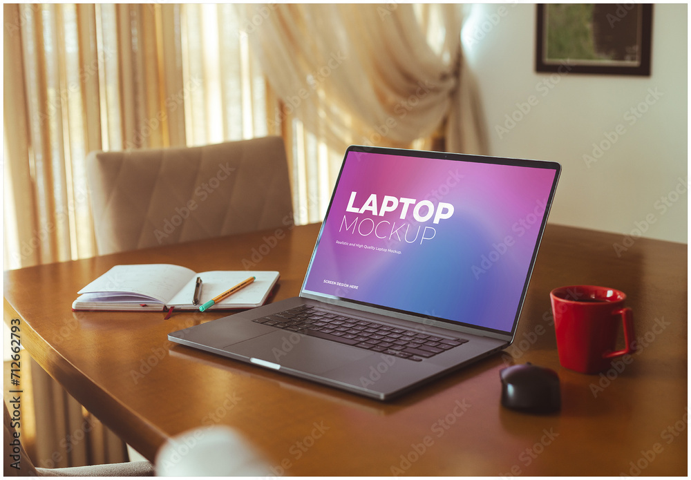 Laptop Mockup Stock Template | Adobe Stock