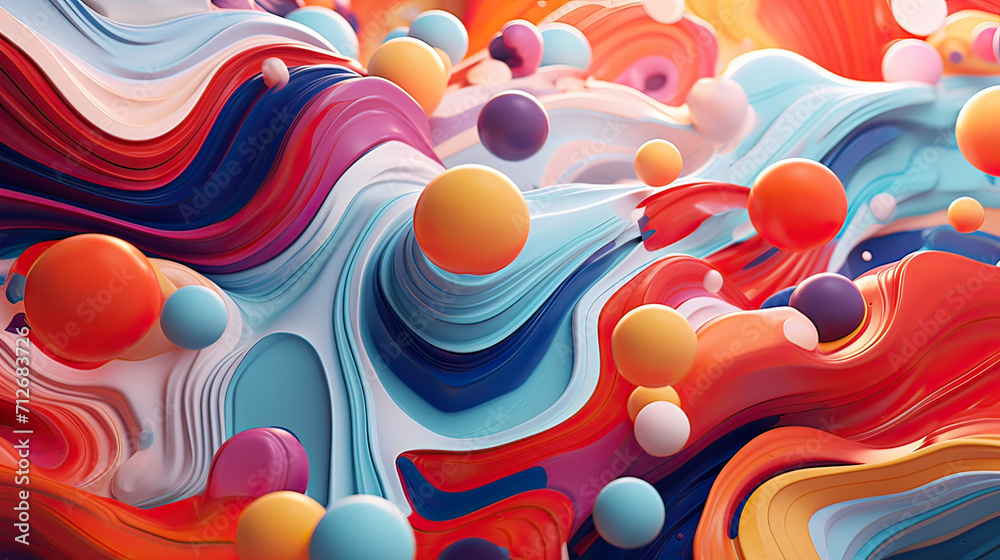 Melty Mashup abstract background theme, experimenting with the fusion ...