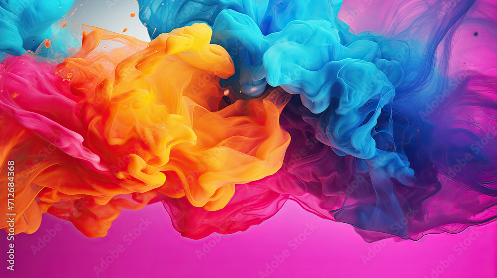 Pops of Color abstract background theme, experimenting with unique ...