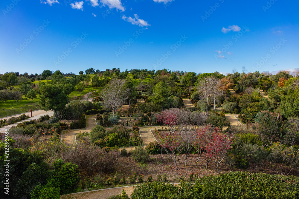 Landscape of Public Felipe VI Park or Valdebebas Forest Park - Madrid’s ...