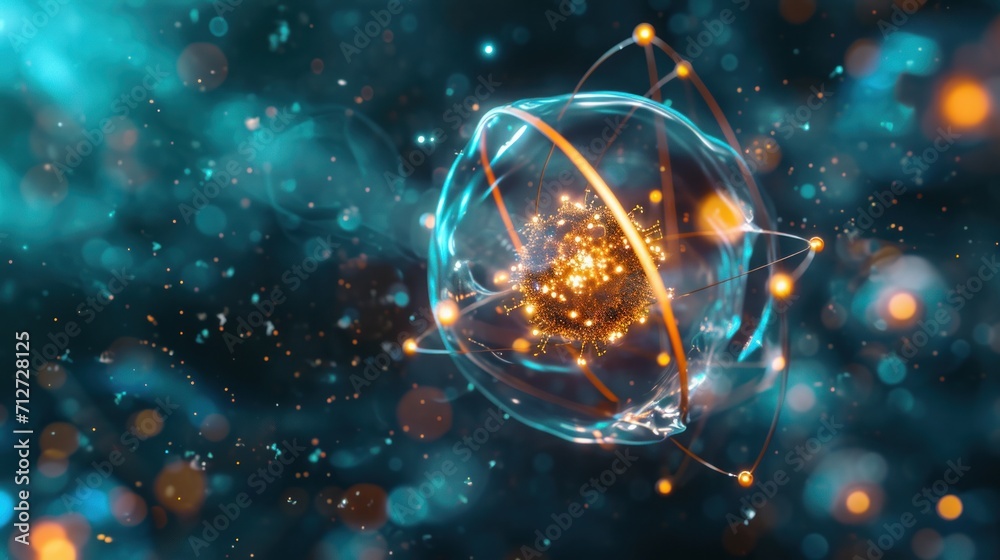 Atom Structure And Research Artificial Intelligence And Scientific Discoveries 3d