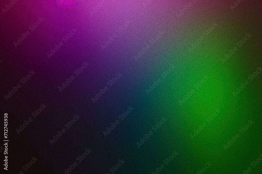 Modern design with a purple, green, and blue glowing grainy gradient ...