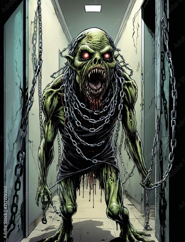 Terrifying Nightmares - Slimy Swamp Creature, Ghostly Apparition ...