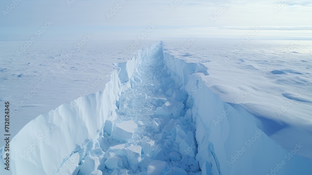 A surreal sight unfolds in this stunning footage, as a drone captures ...