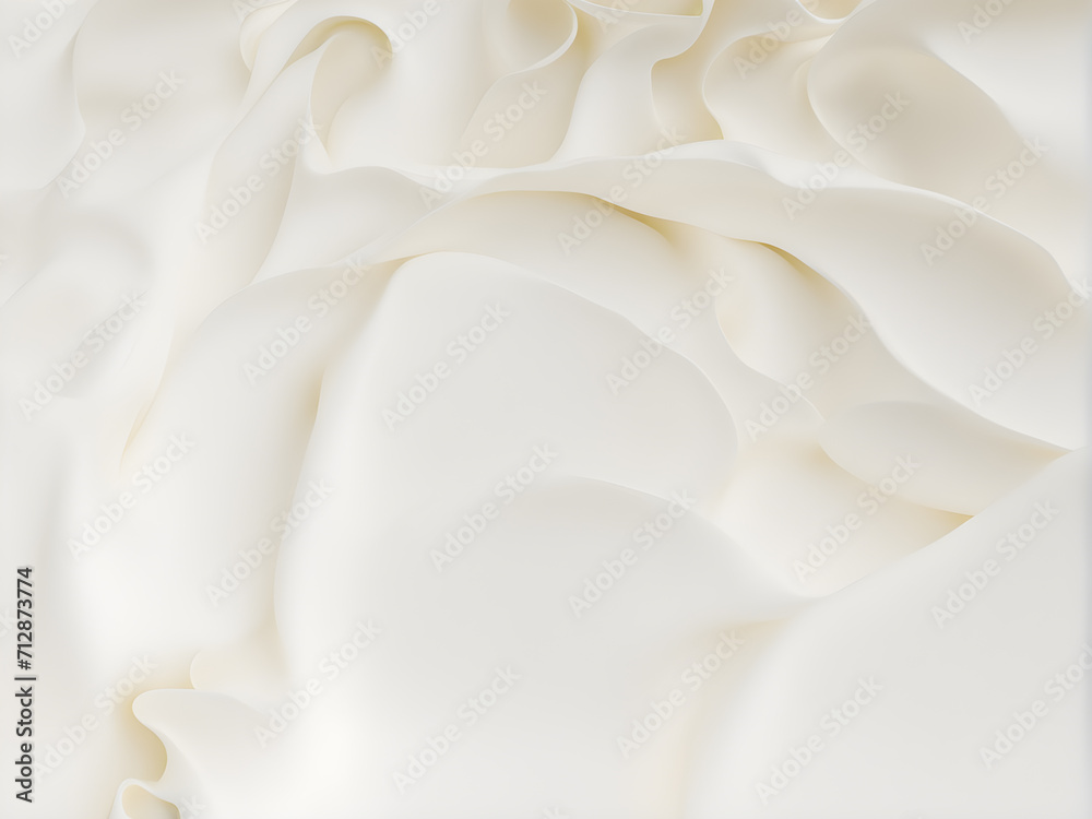 creamy-whipped-cream-texture-spread-across-the-canvas-minimalist ...