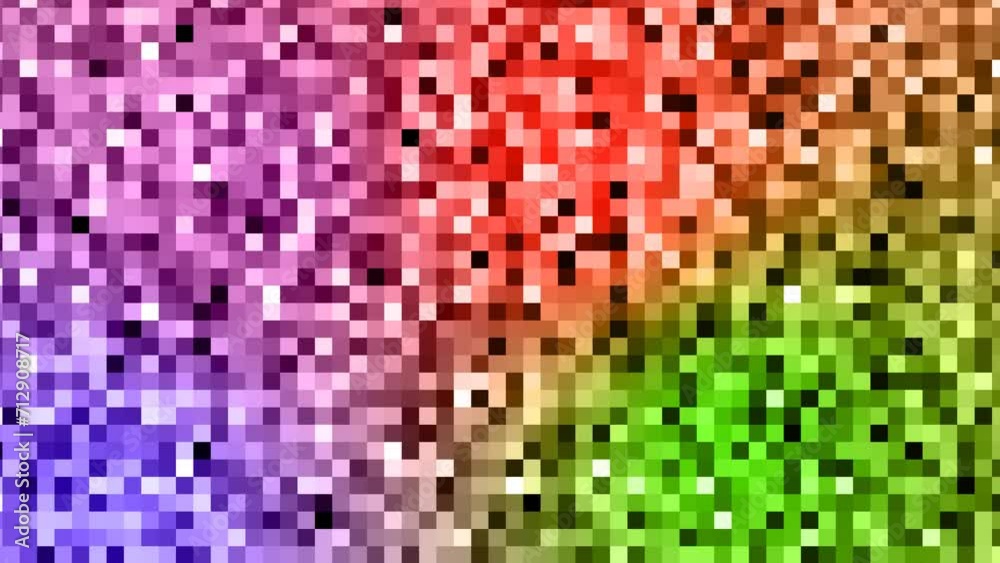 Mosaic Simple Moving Background. Hexagonal Slow Movement. moving blocks ...