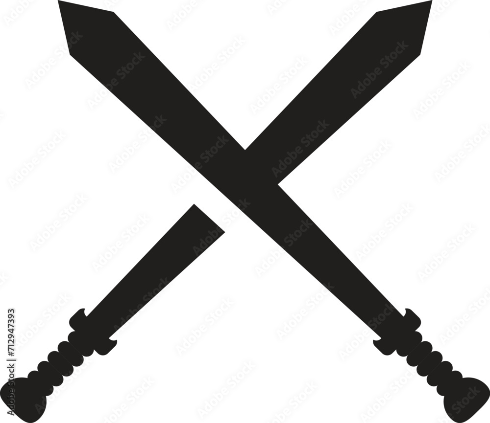 Realistic sword warrior with metal shield. eps vector Sword Designs ...