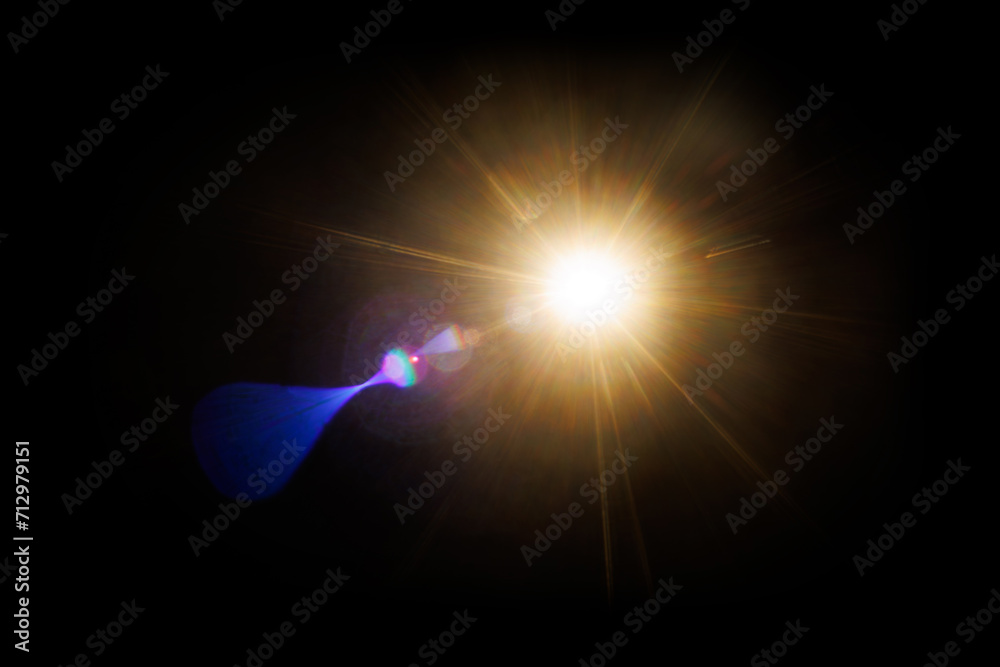 Easy to add lens flare effects for overlay designs or screen blending ...