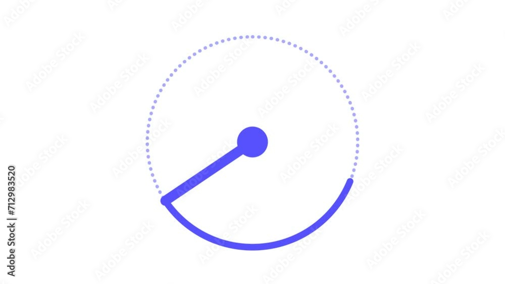 Lottie animation of loading process with circle display with rotating ...