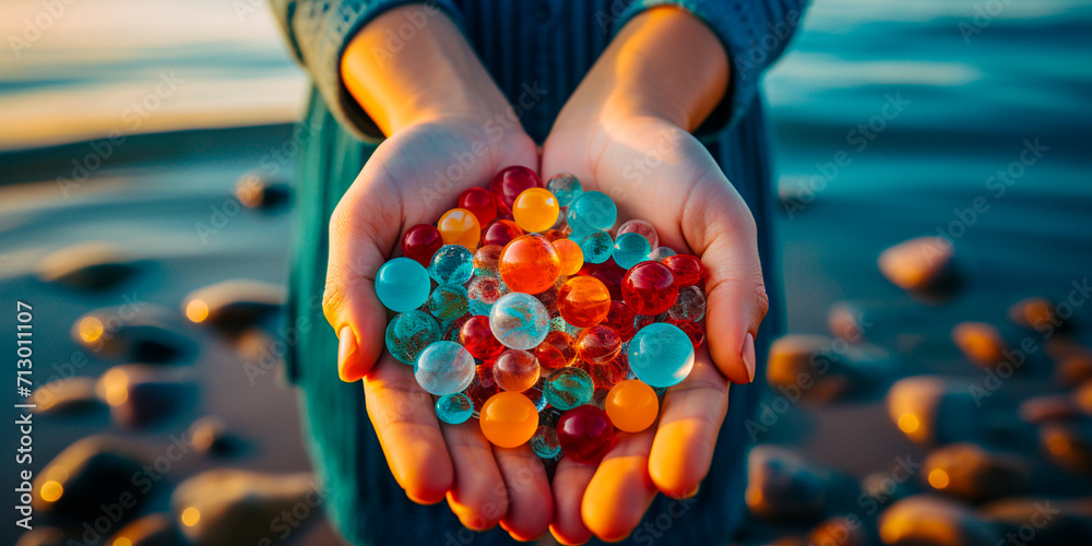 Microplastics found on beaches are a visual representation of water ...