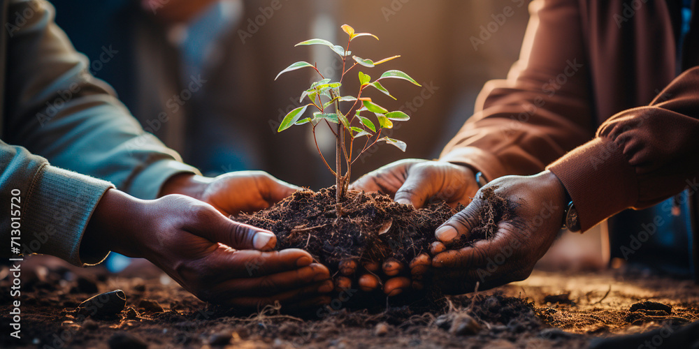 Caring for nature one tree at a time Nurturing the growth of young ...