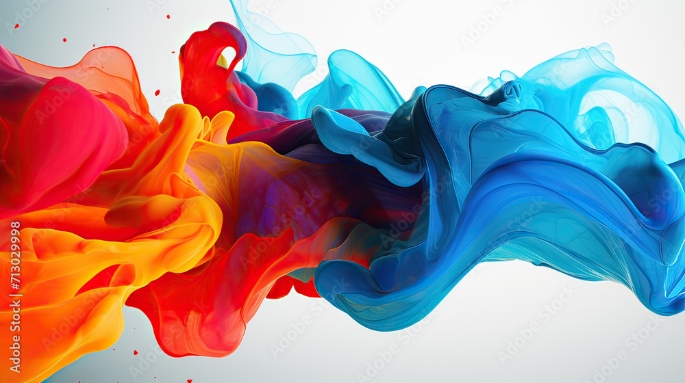 Pops of Color abstract theme background, using bright and bold color ...