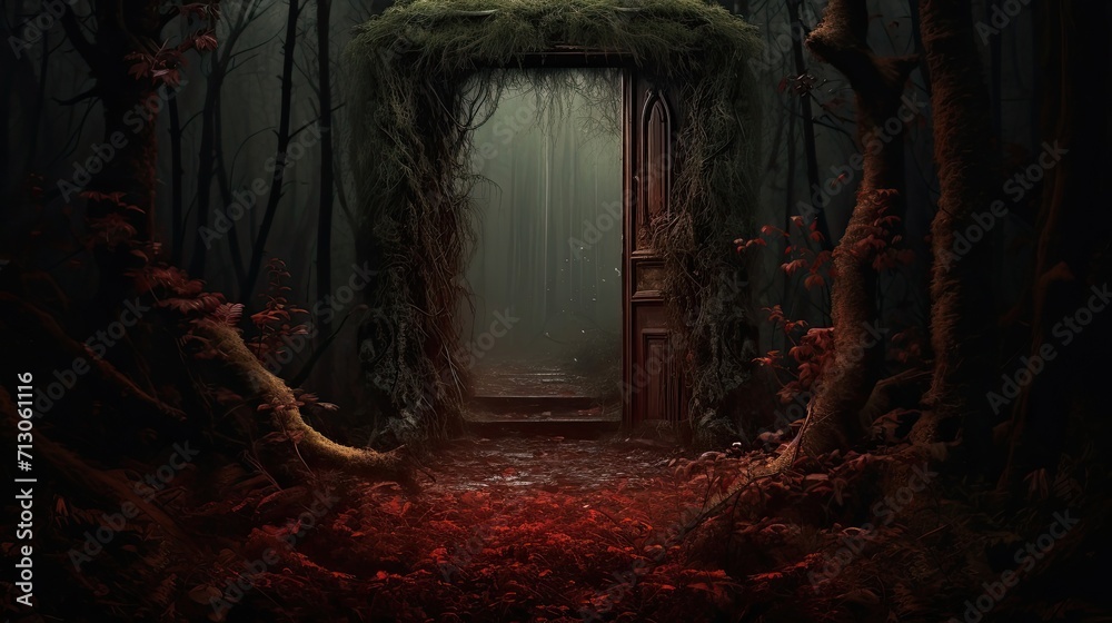 Hidden gateway to an enigmatic dimension, camouflaged in plain sight ...