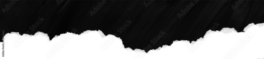realistic black paper tear border Stock Illustration | Adobe Stock