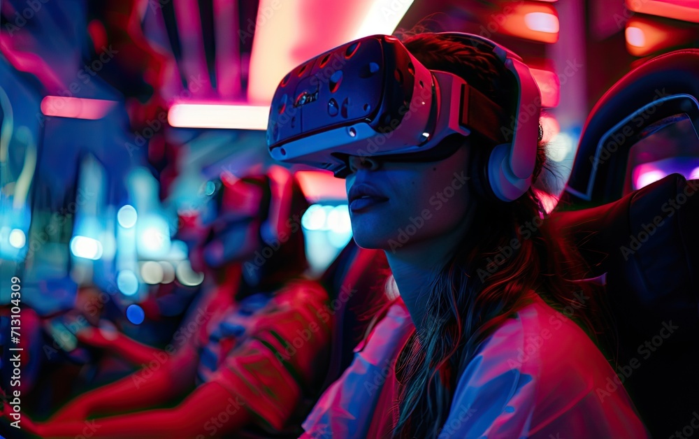 Cyberspace Gaming Experience: An immersive scene of gamers ...