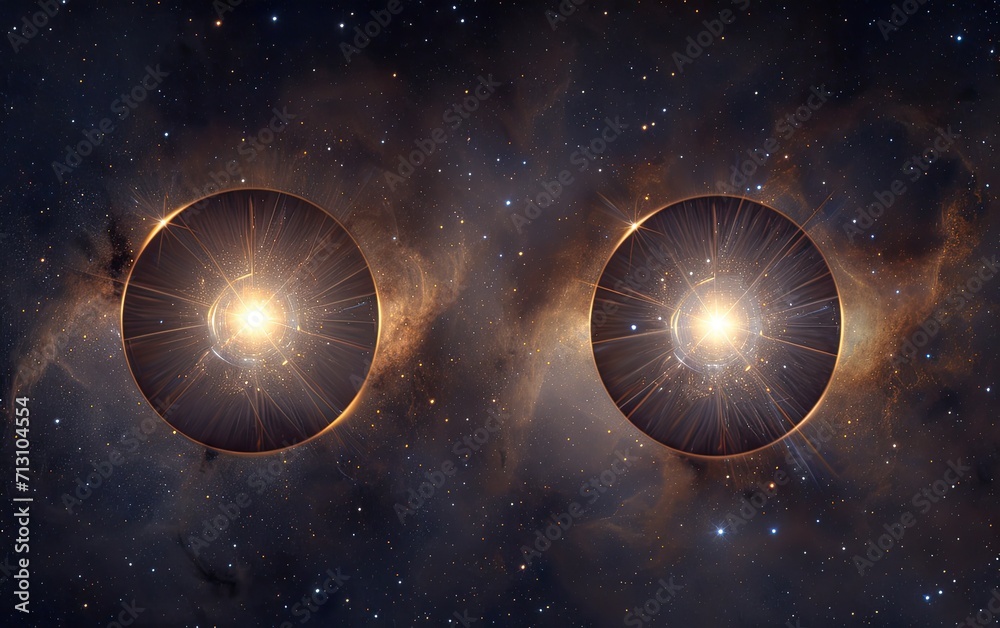 Eclipsing Binary Stars: An enthralling image showcasing the intricate ... Eclipsing Binary Stars: An enthralling image showcasing the intricate ...