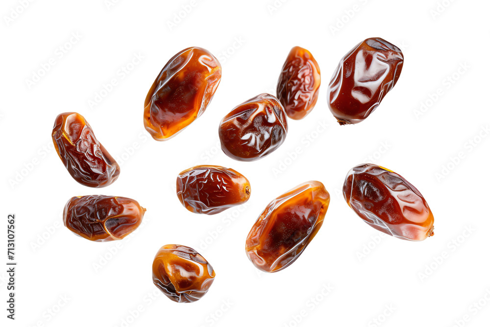 Isolated white background showcases a tempting assortment of amber ...