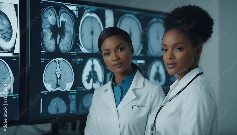 Medical Science Hospital: Confident Black Female Neurologist ...