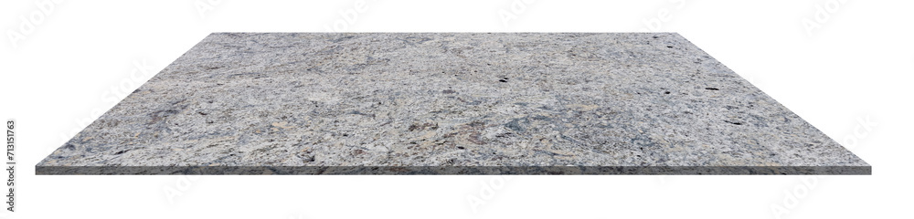 Stone texture isolated,Top view Perspective Gray Natural rock stone ...