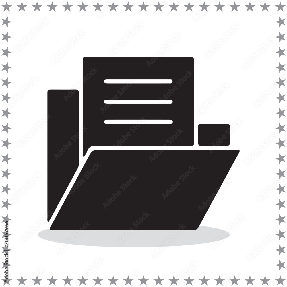 Vecteur Stock File Silhouette, cute File Vector Silhouette, Cute File ... Vecteur Stock File Silhouette, cute File Vector Silhouette, Cute File ...