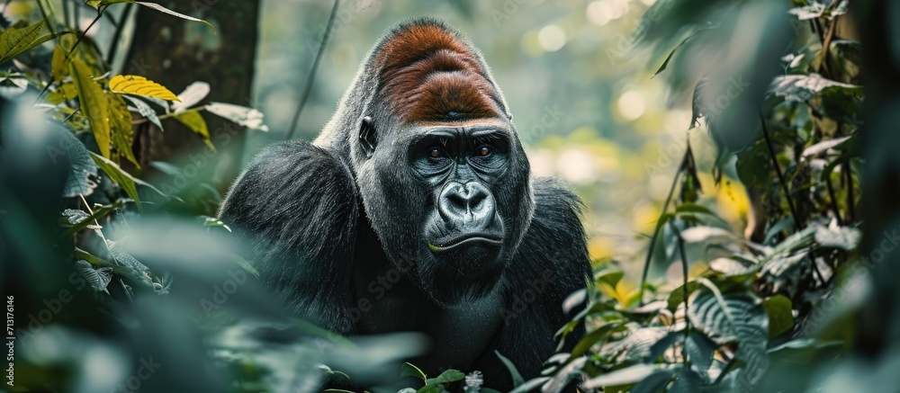 Gorillas are the largest primates on Earth with males weighing up to ...