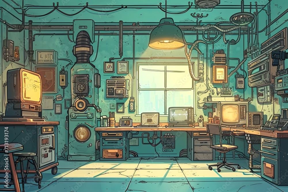 Infuse your creative space with the charm of animated circuits using a ...