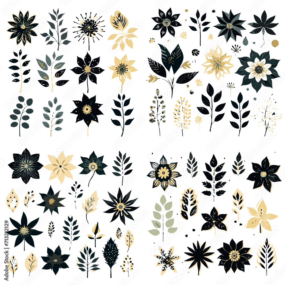 flower vector, flower silhouette, flower svg, flower png, herb png ...