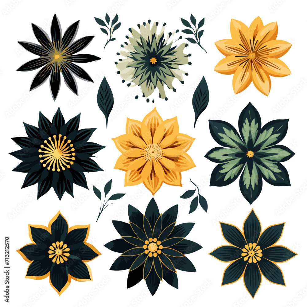flower vector, flower silhouette, flower svg, flower png, herb png ...
