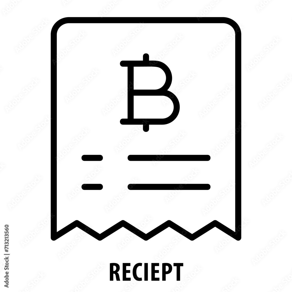 Reciept, icon, Receipt, Proof of Purchase, Invoice, Bill, Payment ...