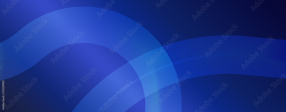 Premium blue line background design, eye-catching horizontal background ...