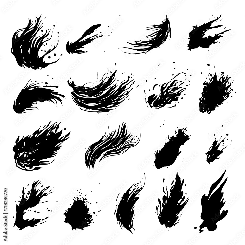 Vetor do Stock: paint splatter svg, Ink Splatter svg, Splatter ...