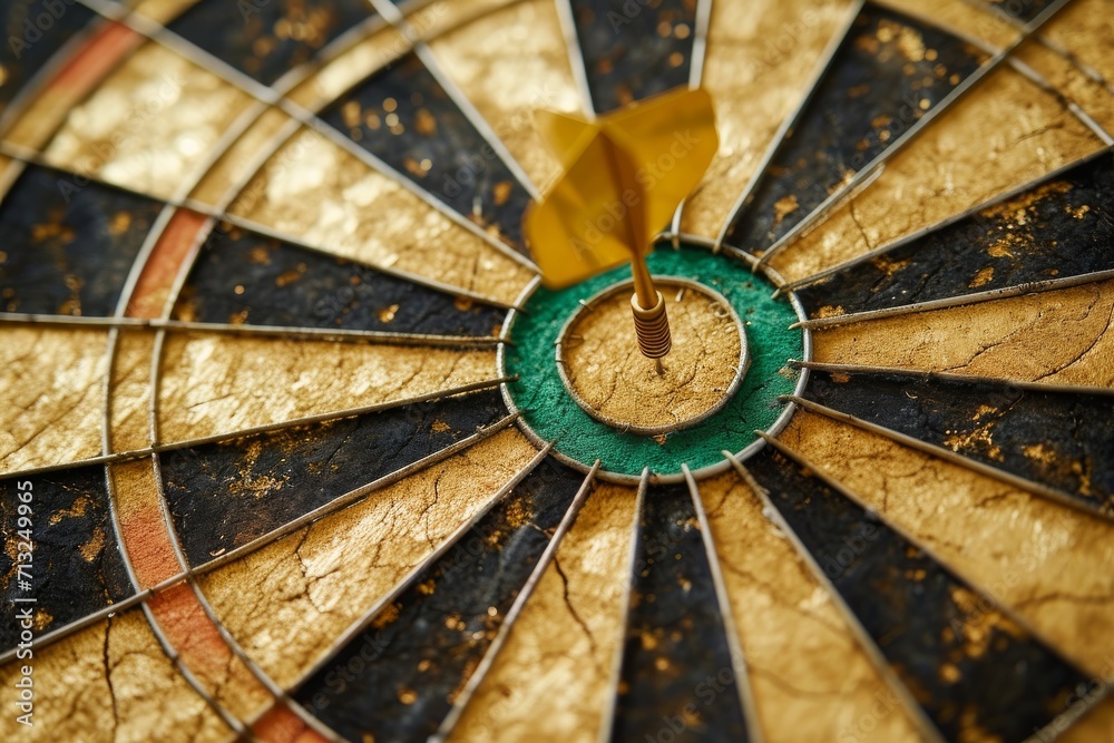 gold bar resting on a surface with circular engravings Stock ...