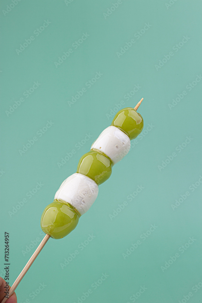 Tanghulu, a fruit skewer Korean snack candy coated with sugar syrup ...