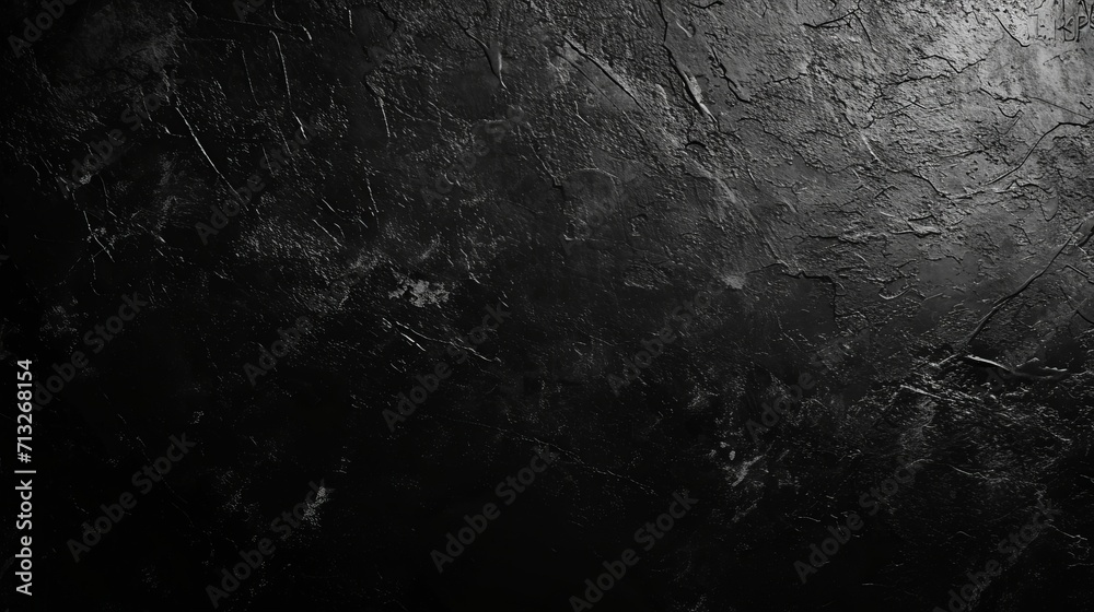 The all-black background, with its monochromatic depth and subtle grain ...