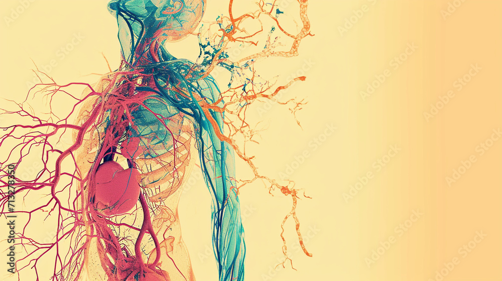 A dynamic visual representation of lymphatic vessels integrated into an ...